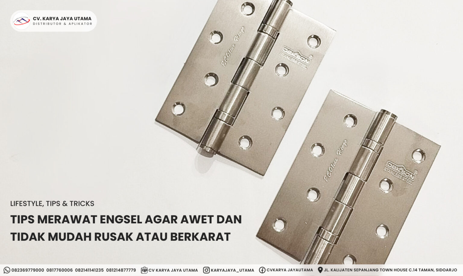4 Tips Perawatan Engsel Pintu untuk Ketahanan yang Optimal